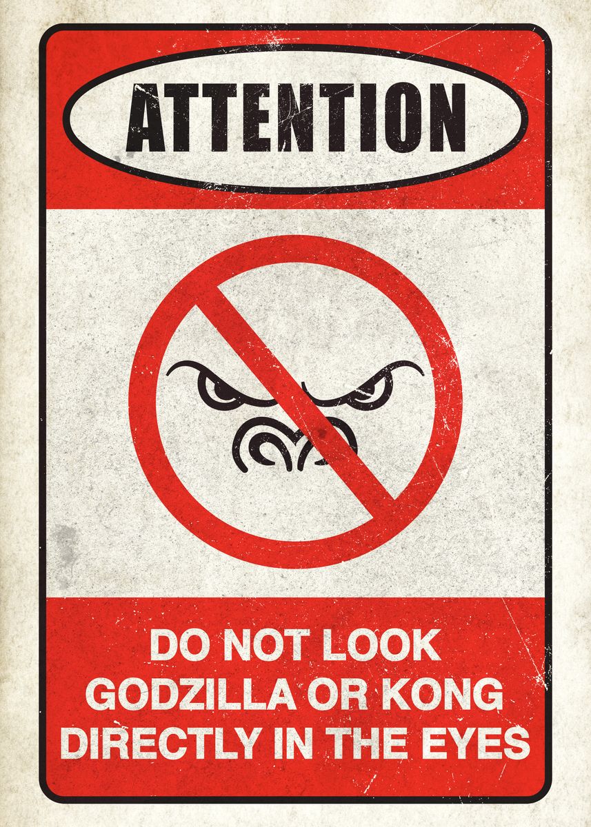 'Do Not Look in The Eyes' Poster, picture, metal print, paint by ...