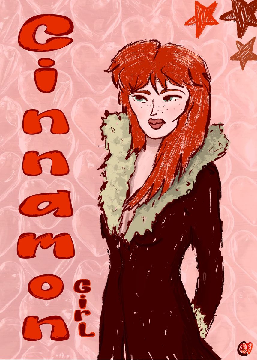 'Cinnamon girl' Poster, picture, metal print, paint by Celia Frey ...