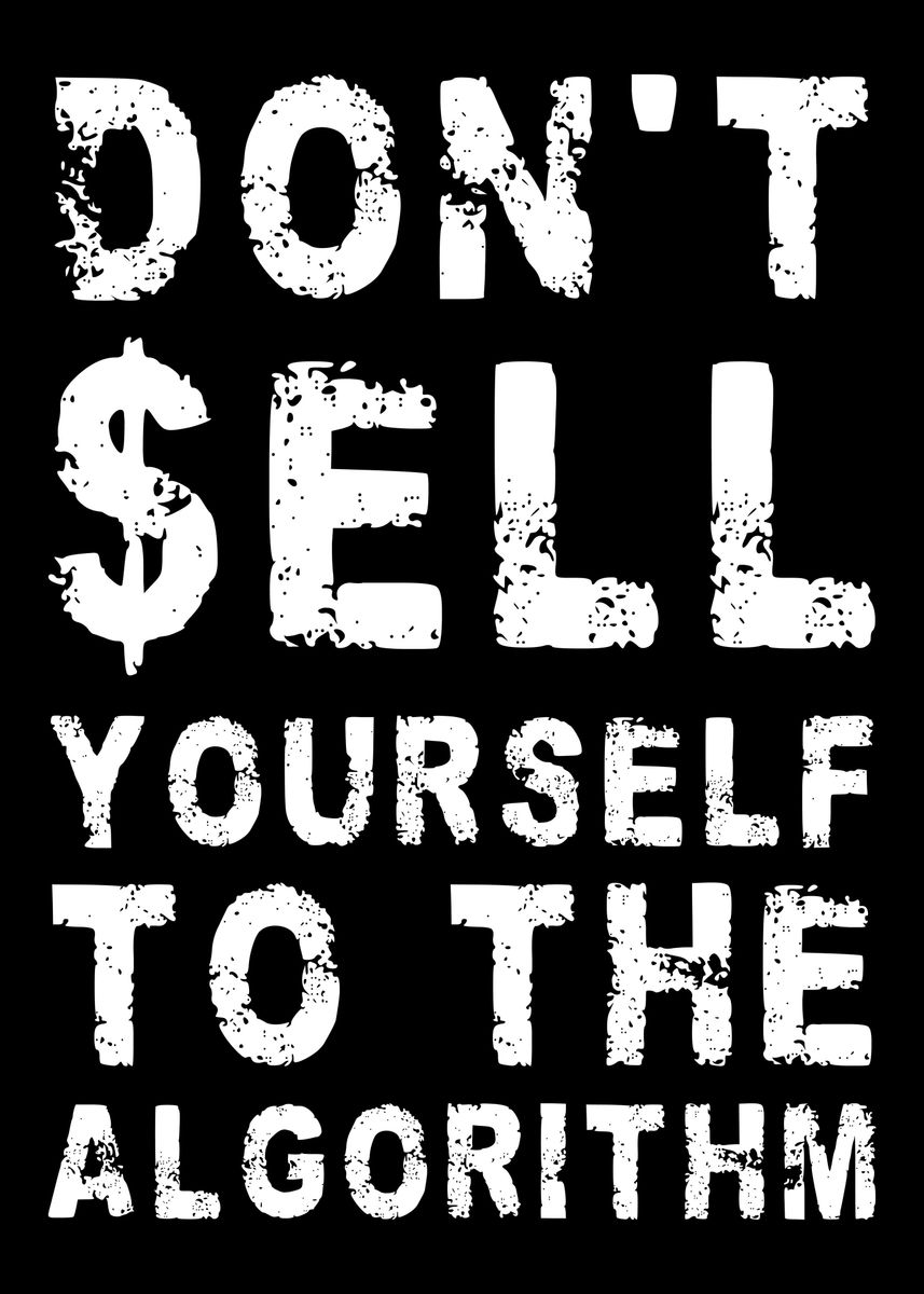 'Social Media Algorithm' Poster, picture, metal print, paint by ...