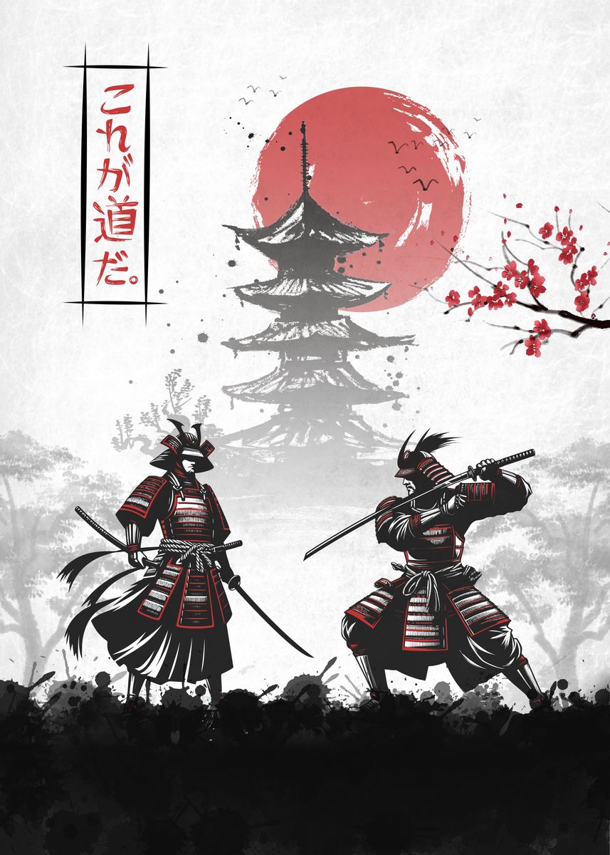 'Samurai Warriors' Poster, picture, metal print, paint by Faissal ...