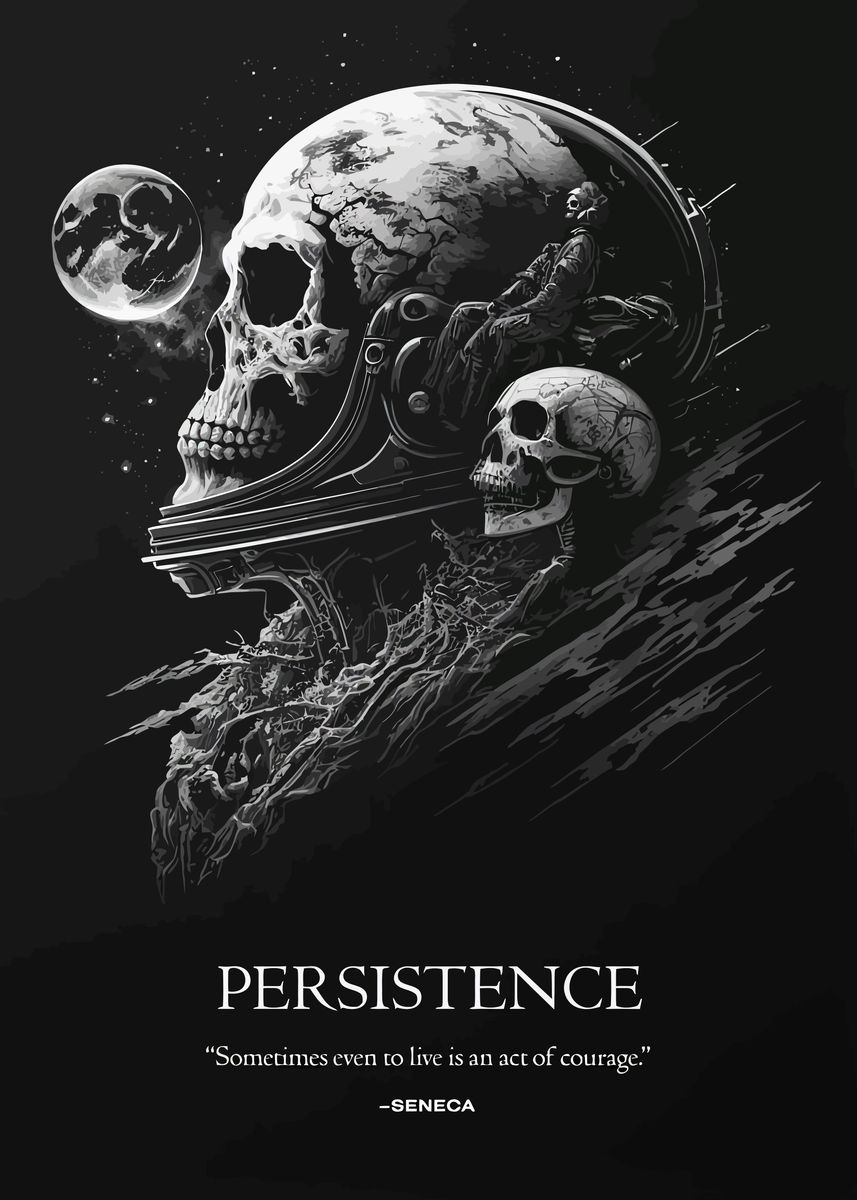 'Stoic Motivation' Poster, picture, metal print, paint by Nova Official ...