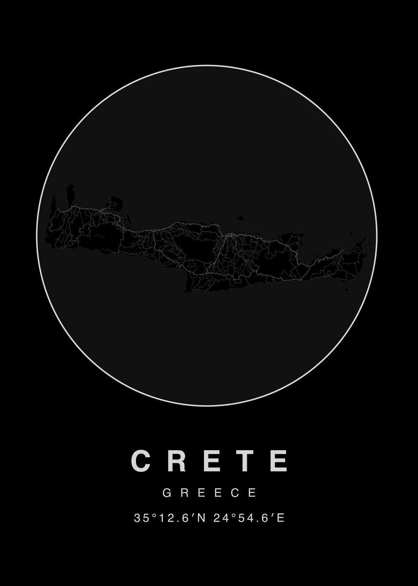'Crete' Poster, picture, metal print, paint by Notorious Productions ...