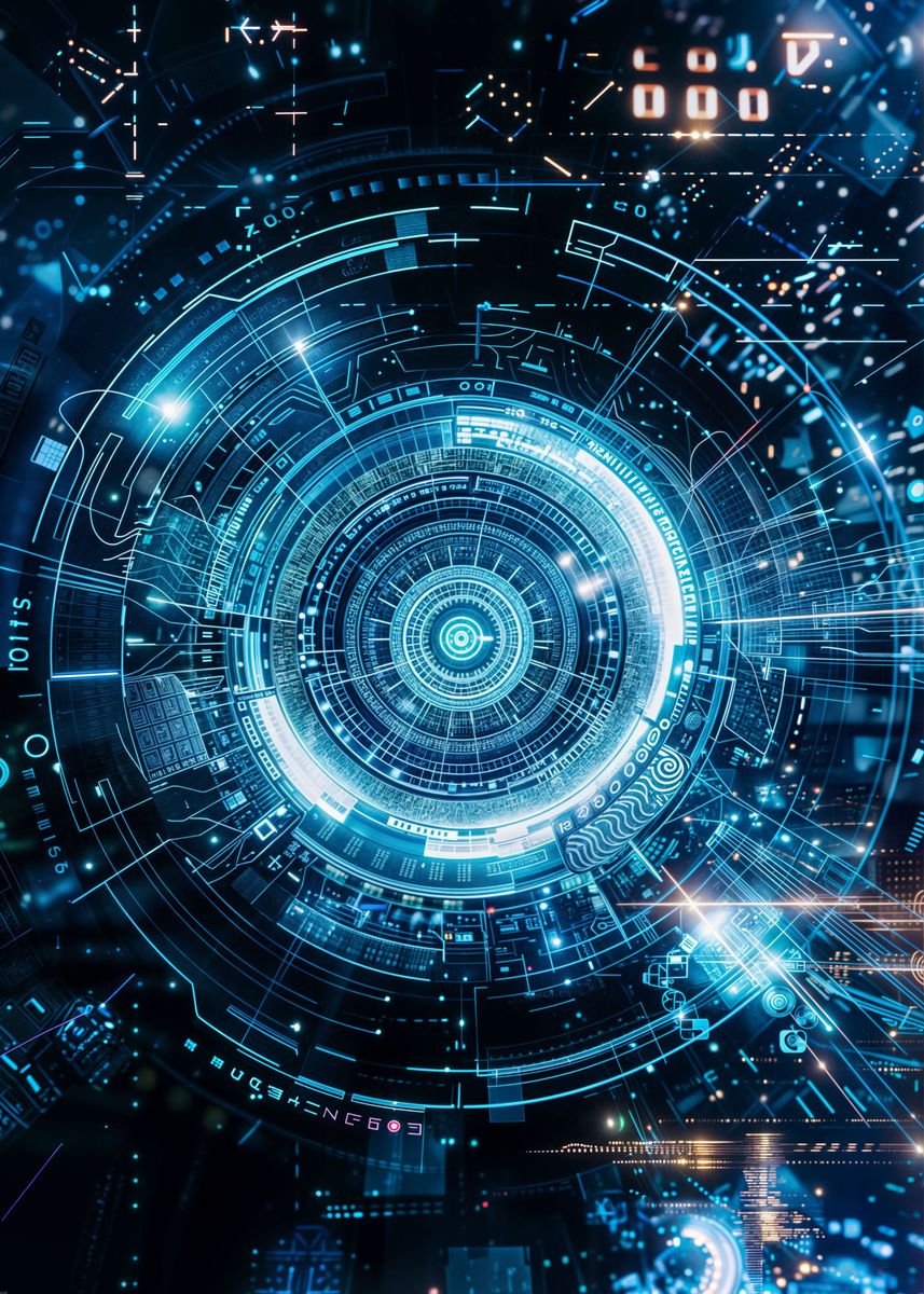 'Circut Vortex' Poster, picture, metal print, paint by FusionDesigns ...