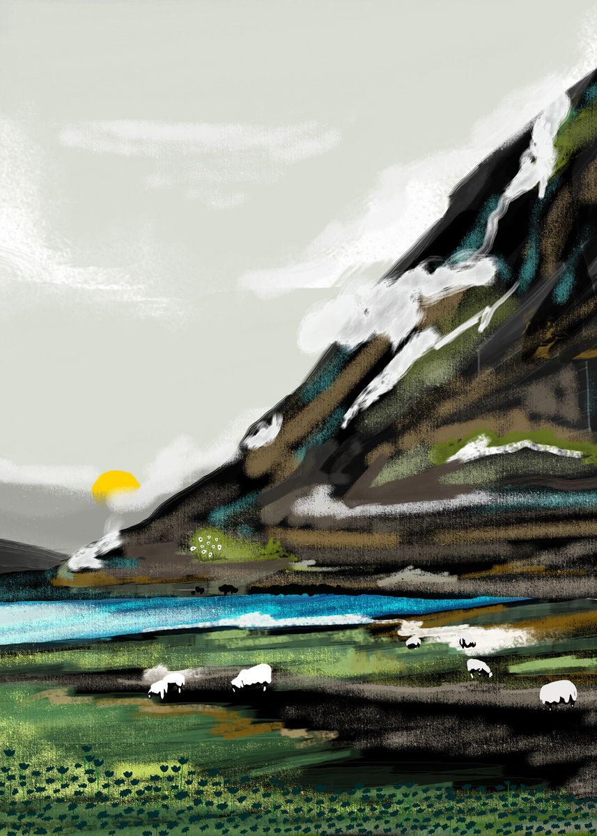 'Graze' Poster, picture, metal print, paint by 83 Oranges by Uma ...