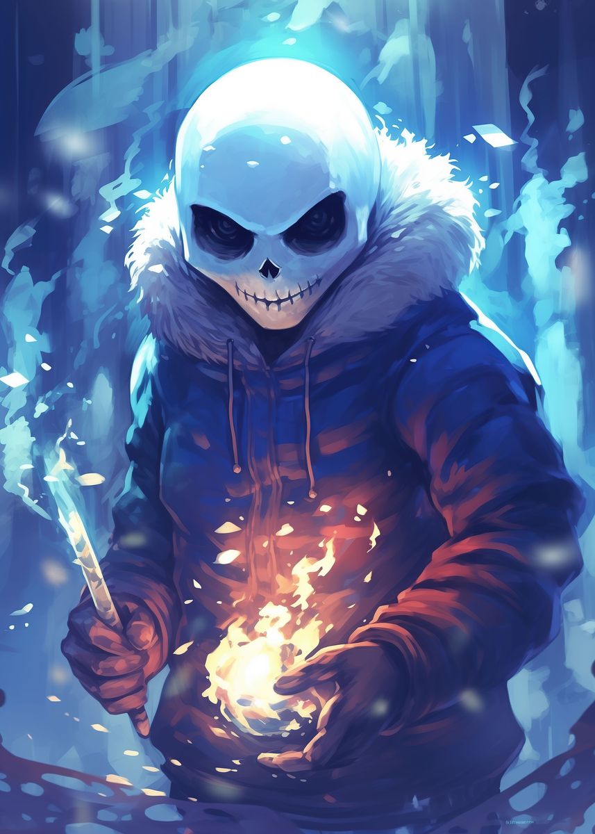 'Sans The Skeleton' Poster, picture, metal print, paint by Trona Baquie ...