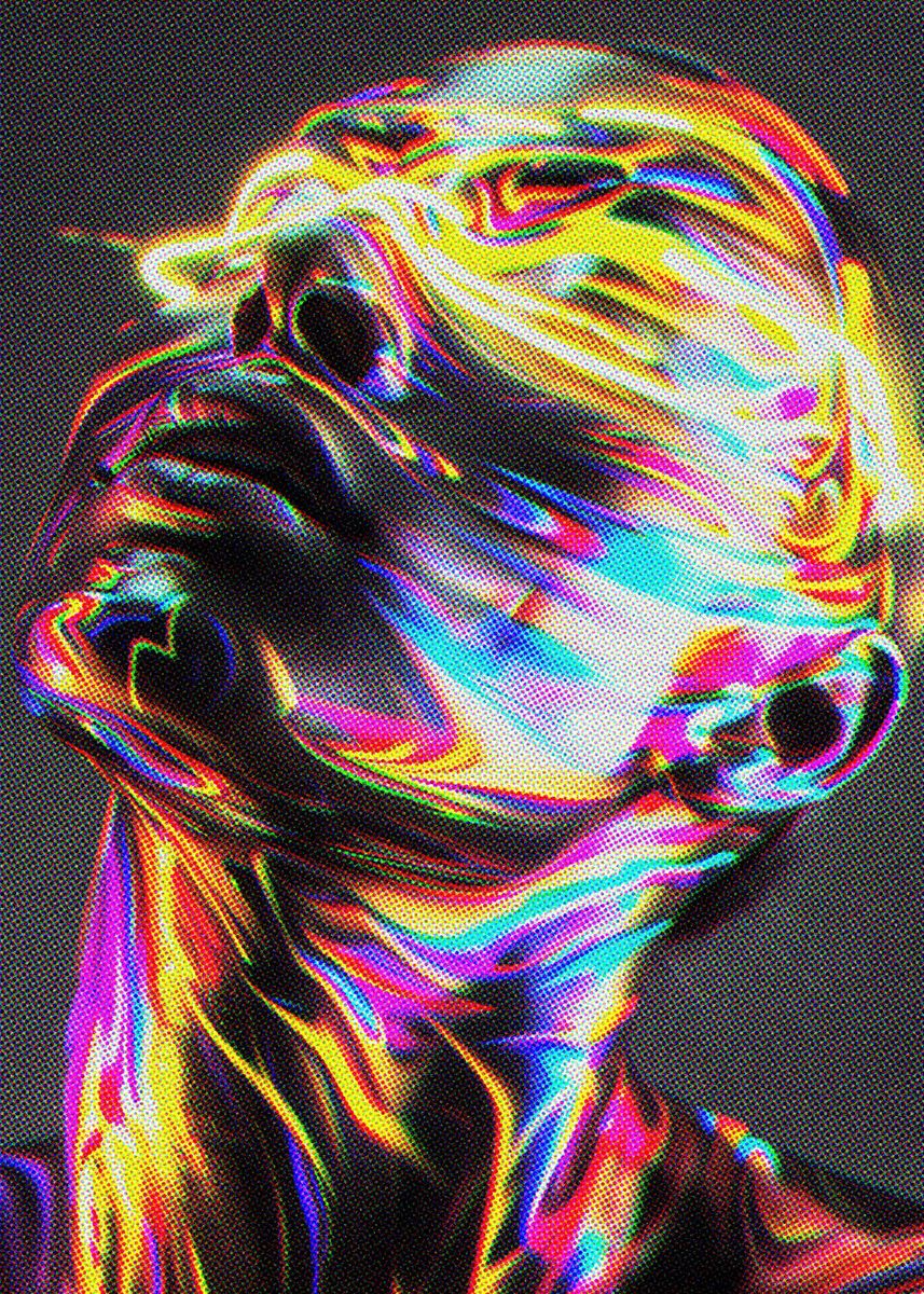 'The Twisted Style' Poster, picture, metal print, paint by Fanth | Displate