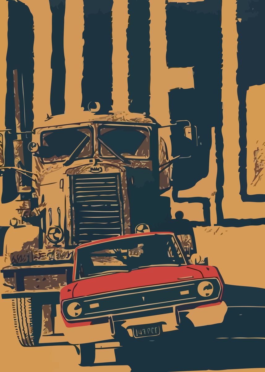 'mobil balap' Poster, picture, metal print, paint by Havana Junky ...