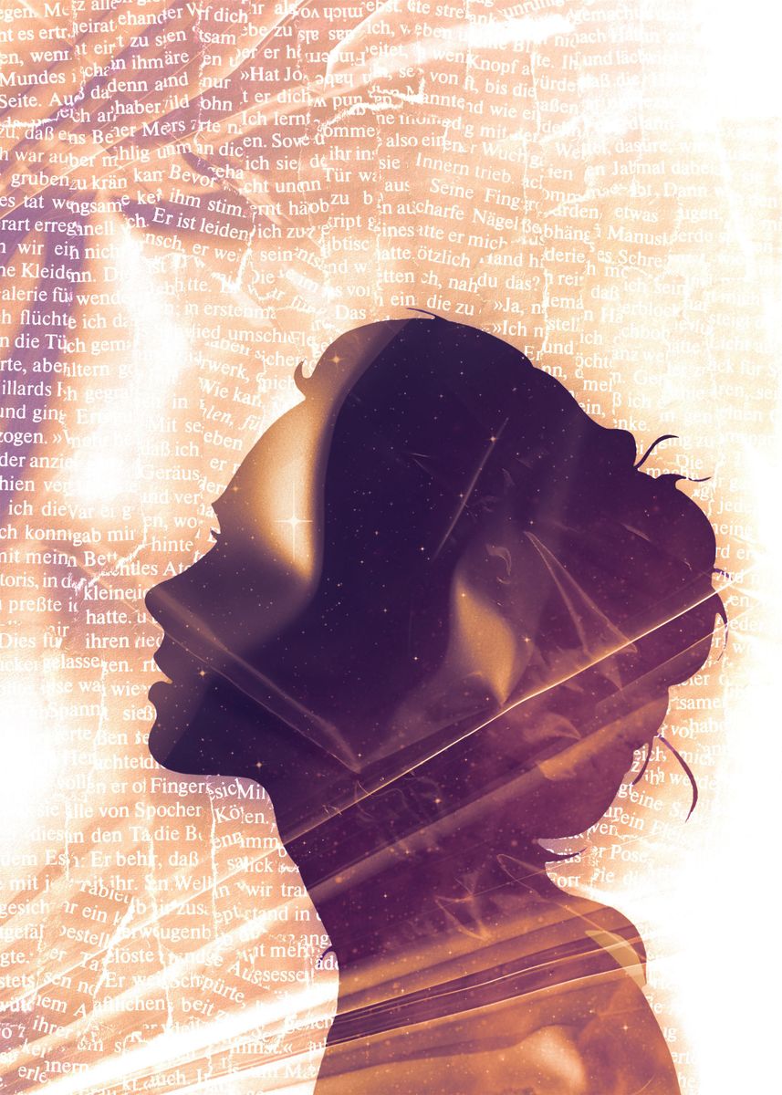 'Trapped with words' Poster, picture, metal print, paint by cypher the ...