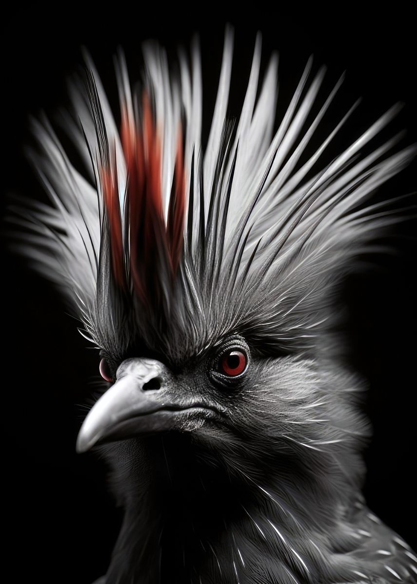 'AESTHETIC BIRD' Poster, picture, metal print, paint by Kilua | Displate
