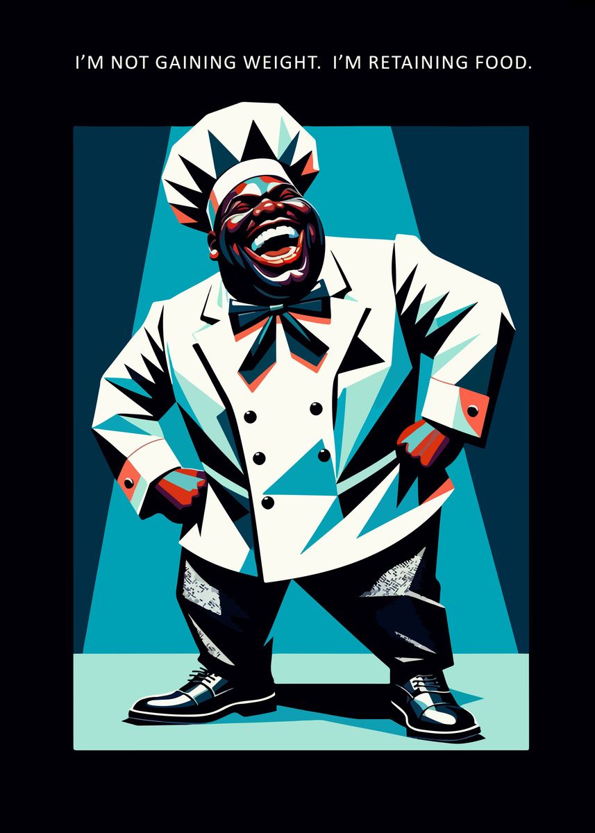 'Im Not Gaining Weight ' Poster, picture, metal print, paint by du ...