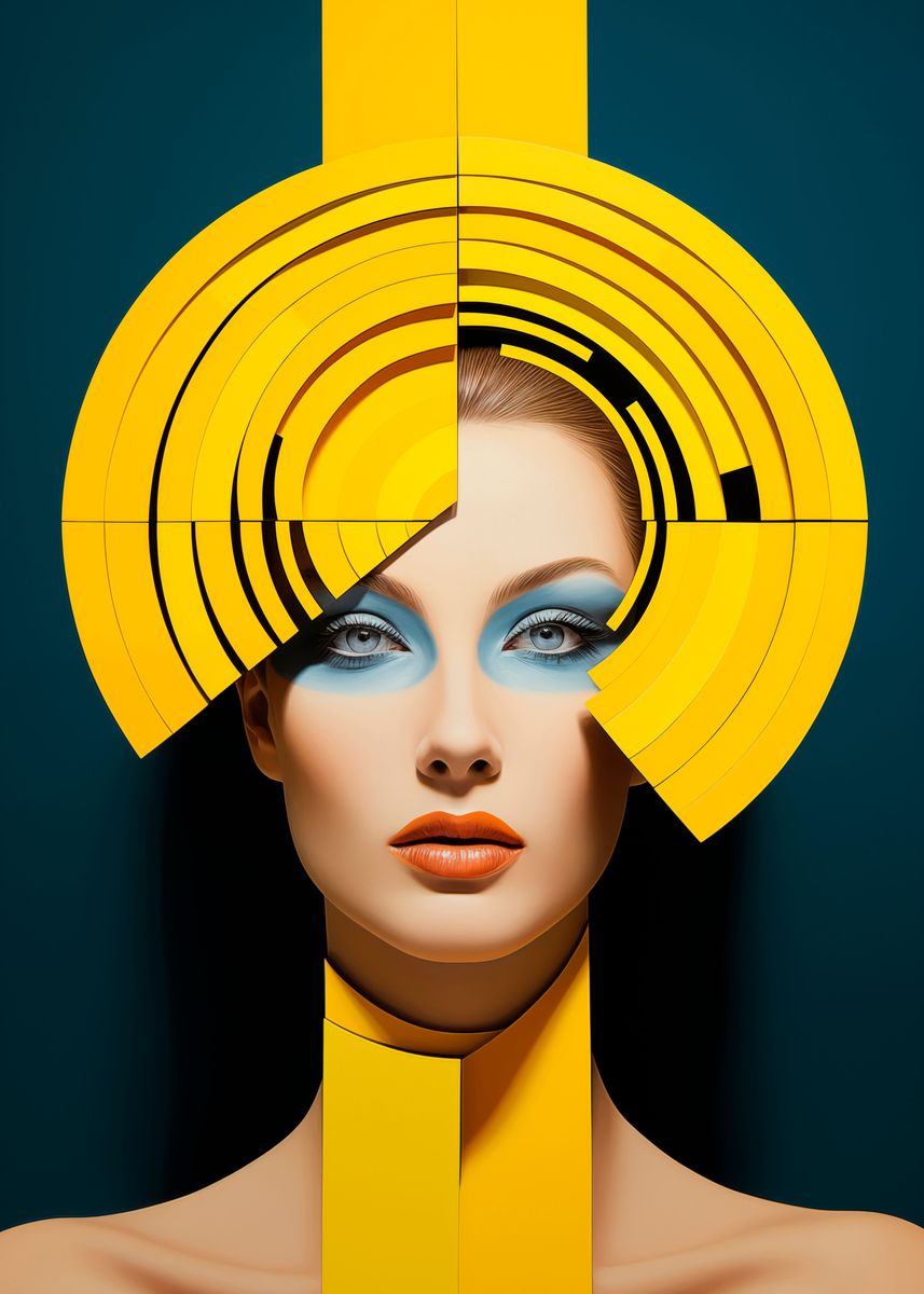 'Golden Eclipse' Poster, picture, metal print, paint by Nicholas VK ...