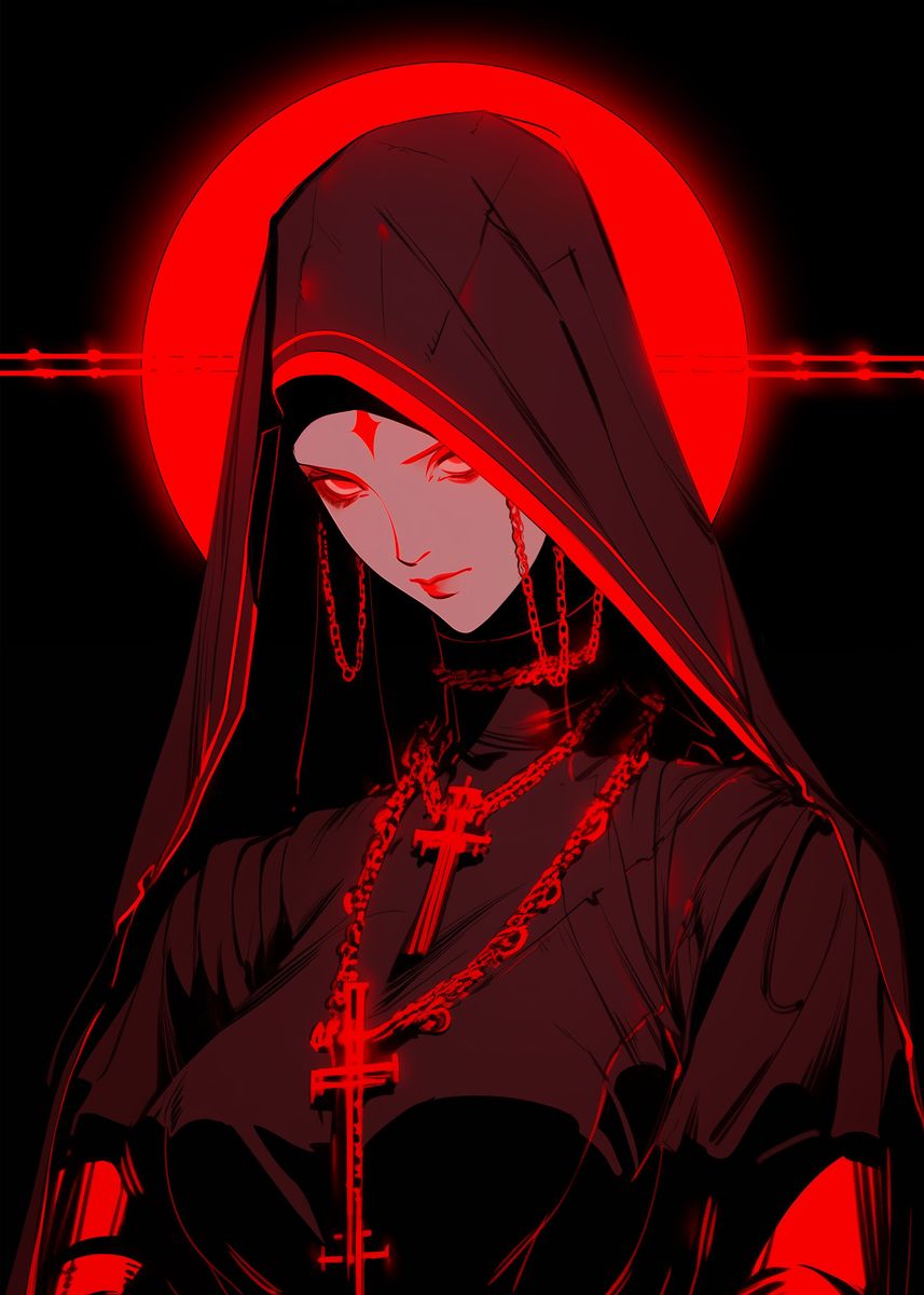 'Pray for the Damned' Poster, picture, metal print, paint by Melancholy ...