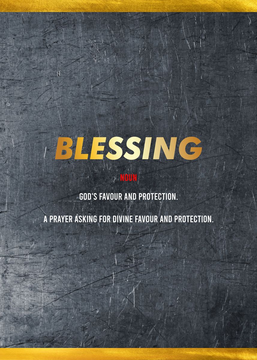 'blessing' Poster, picture, metal print, paint by Exclusive posters ...