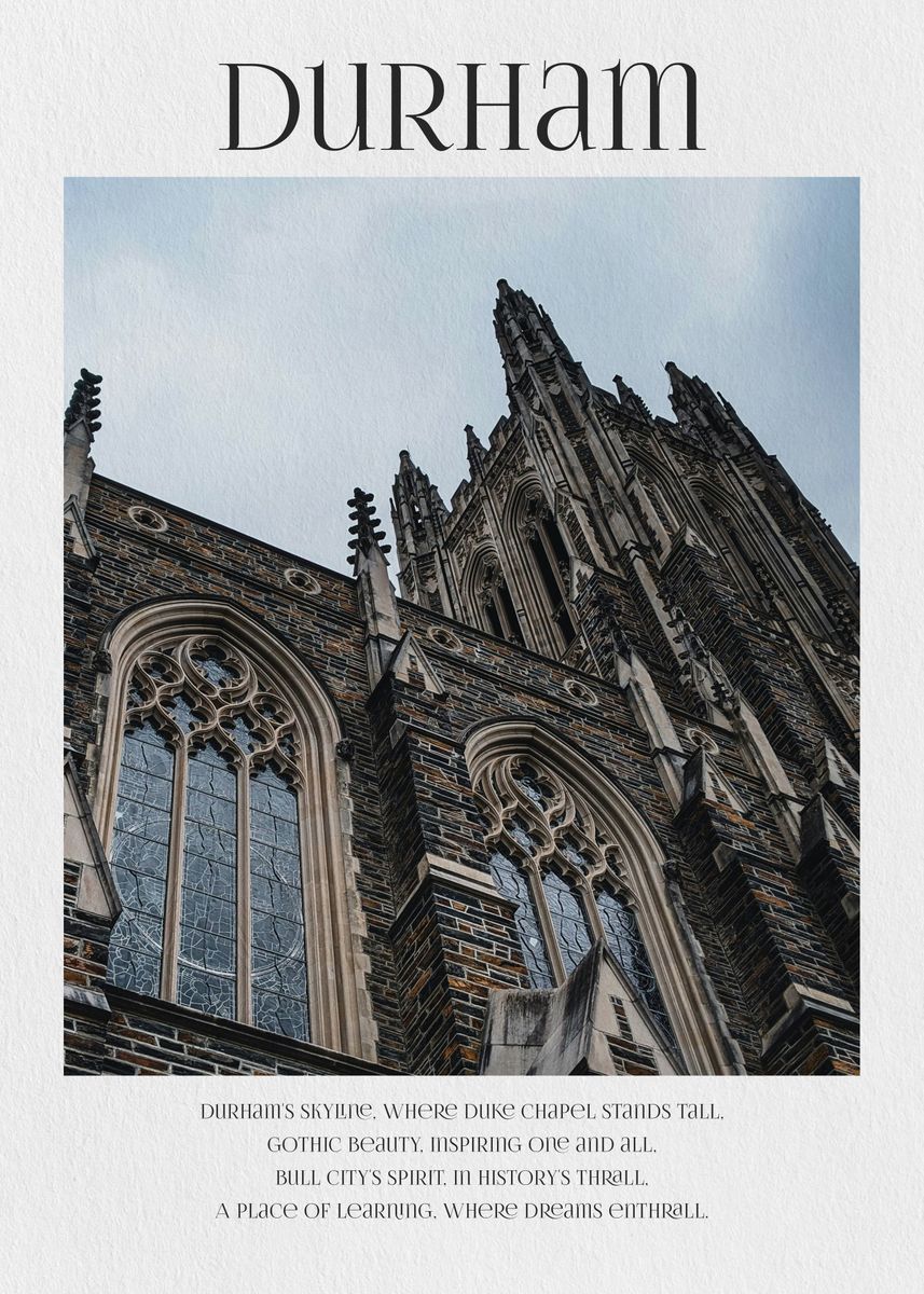 'Durham' Poster, picture, metal print, paint by Andi Permana | Displate