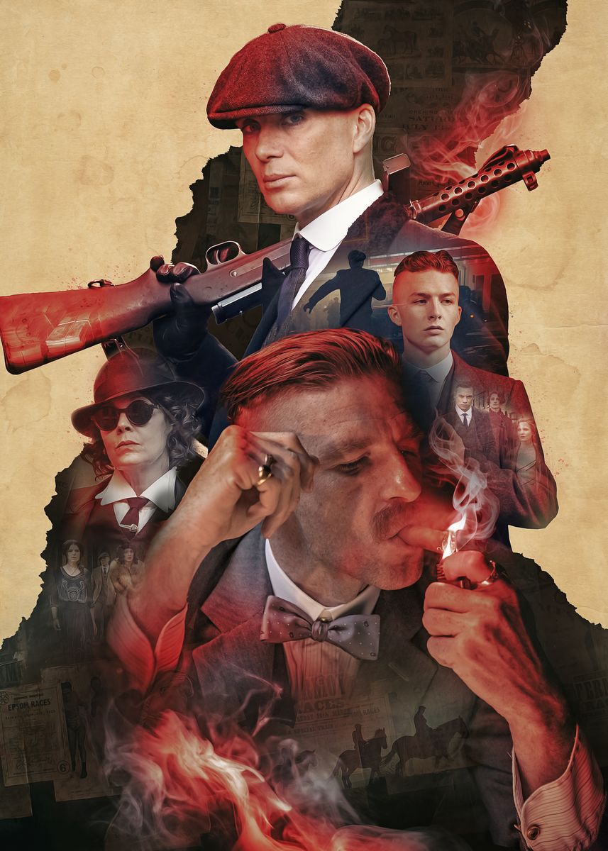'The Shelbys' Poster, picture, metal print, paint by Peaky Blinders ...