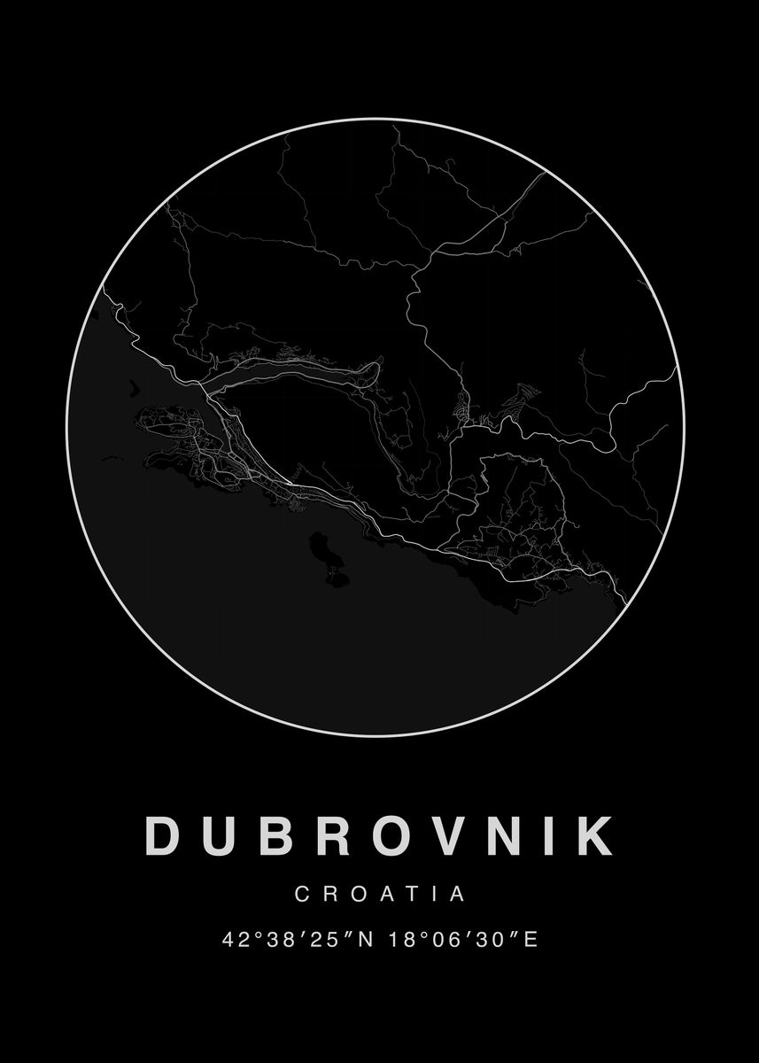 'Dubrovnik' Poster, picture, metal print, paint by Notorious ...