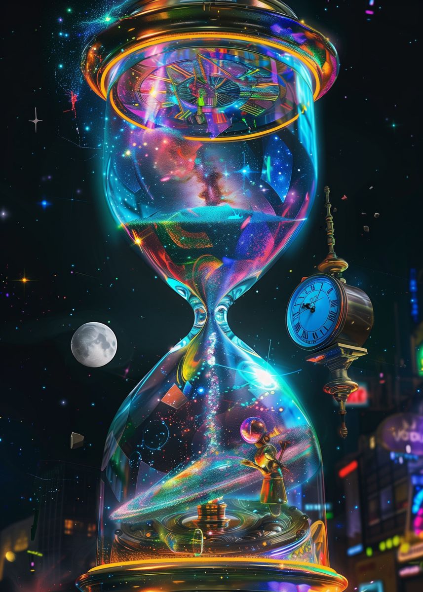 'universe of time' Poster, picture, metal print, paint by GojoArt ...