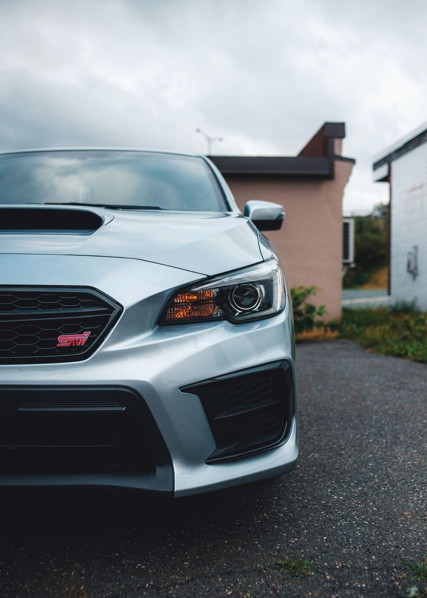 'Facelift White car' Poster, picture, metal print, paint by Gamal ...