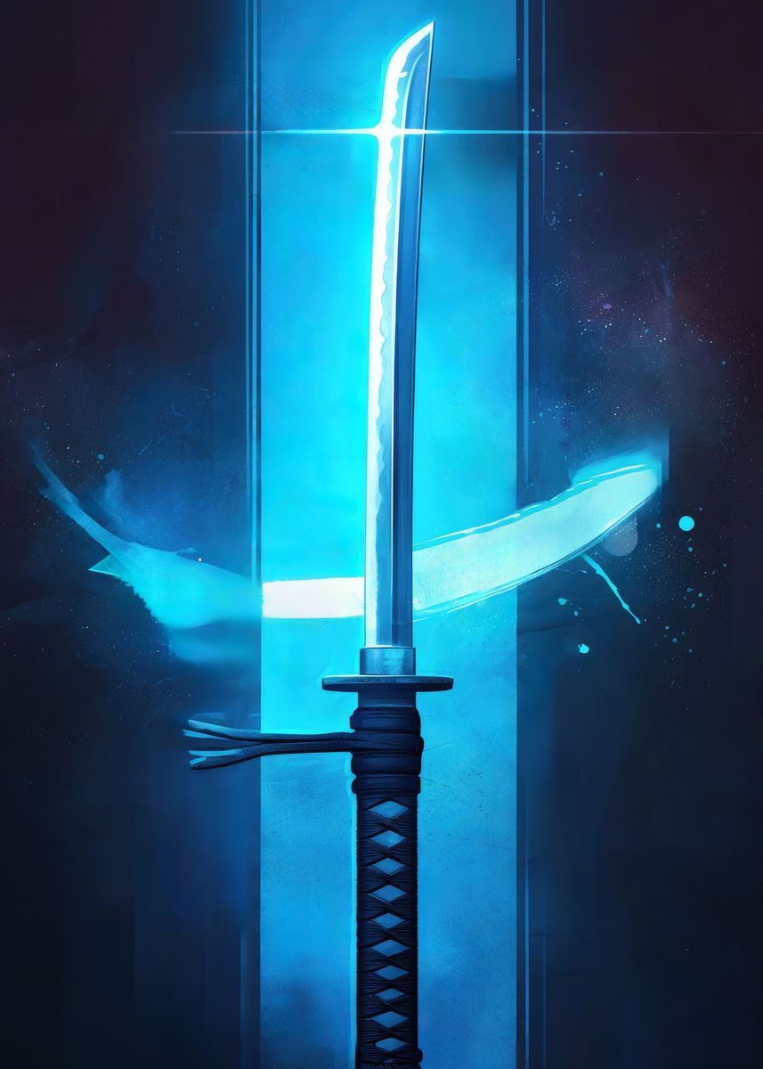 'Awakening of Lightblade' Poster, picture, metal print, paint by ...