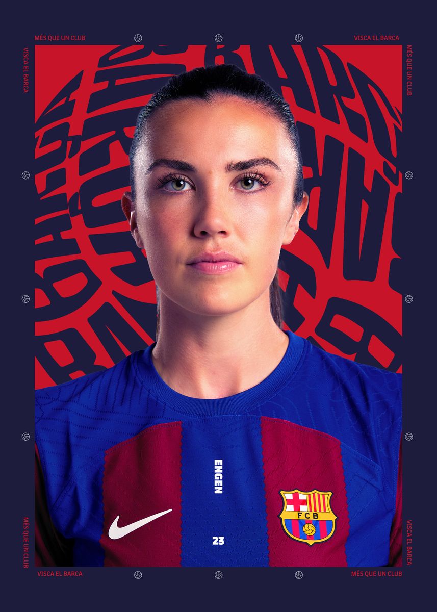 'Ingrid Syrstad Engen' Poster, picture, metal print, paint by Barça ...