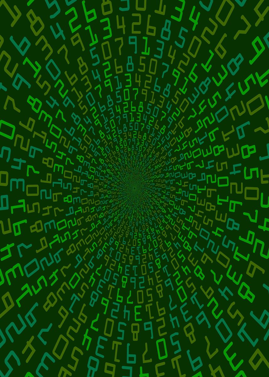 ' A Circular Matrix ' Poster, picture, metal print, paint by ichimdp ...