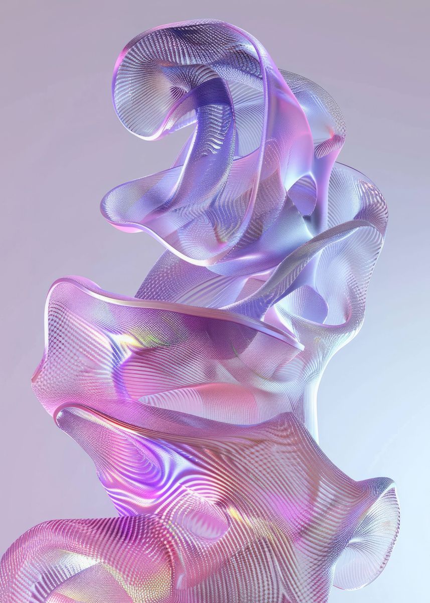 '3D Pastel Shape' Poster, picture, metal print, paint by Adam Reed ...