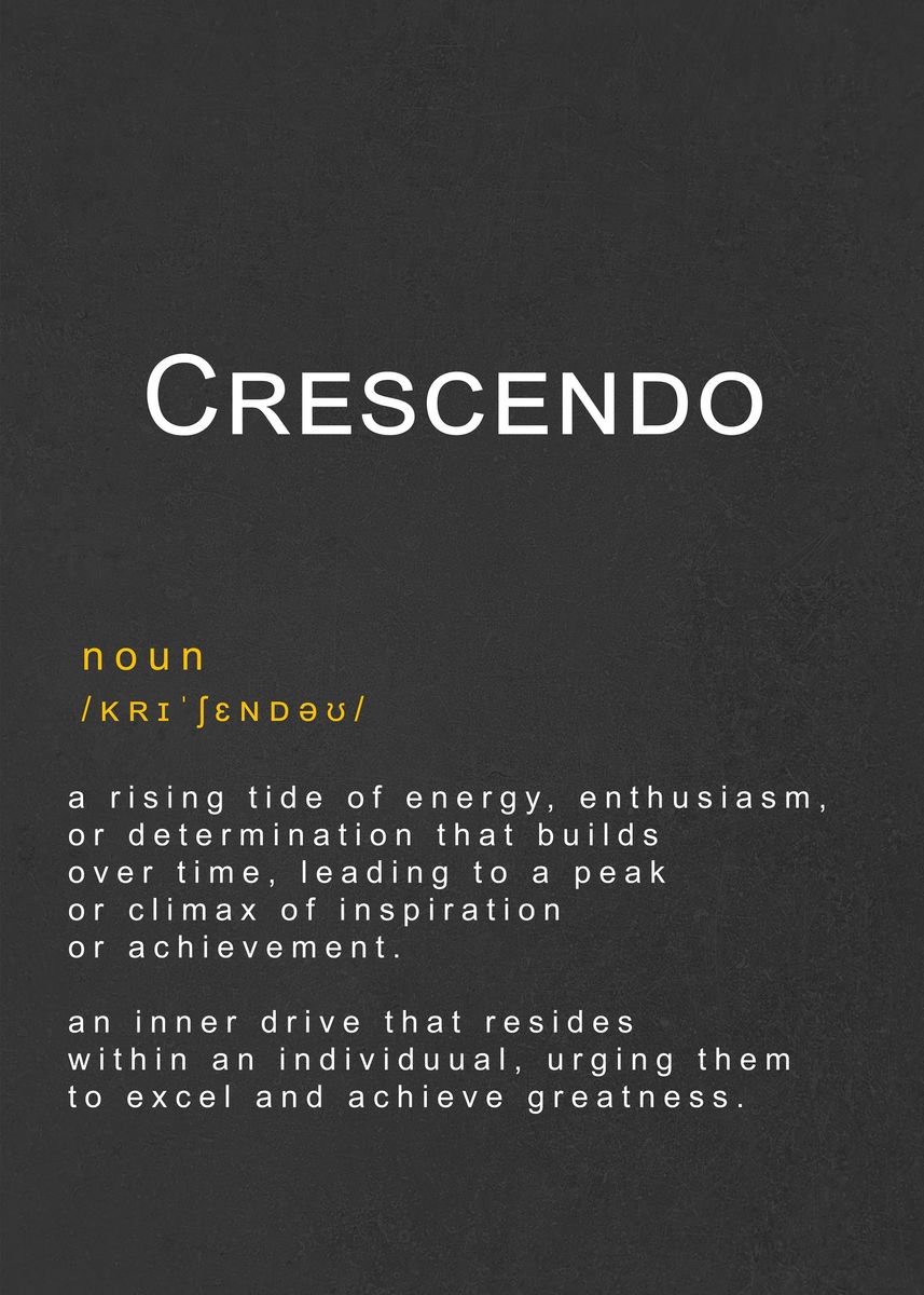 'Crescendo' Poster, picture, metal print, paint by AshnoAlice | Displate