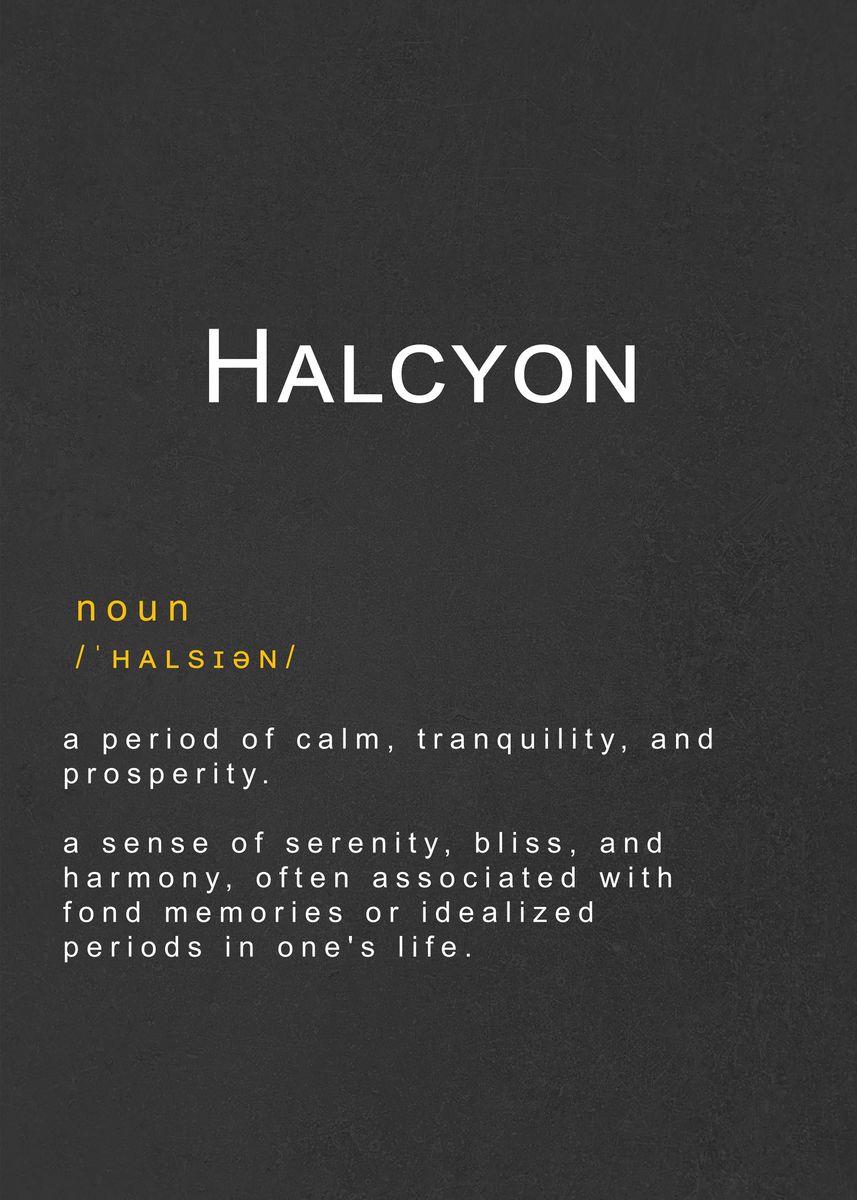 'Halcyon' Poster, picture, metal print, paint by AshnoAlice | Displate