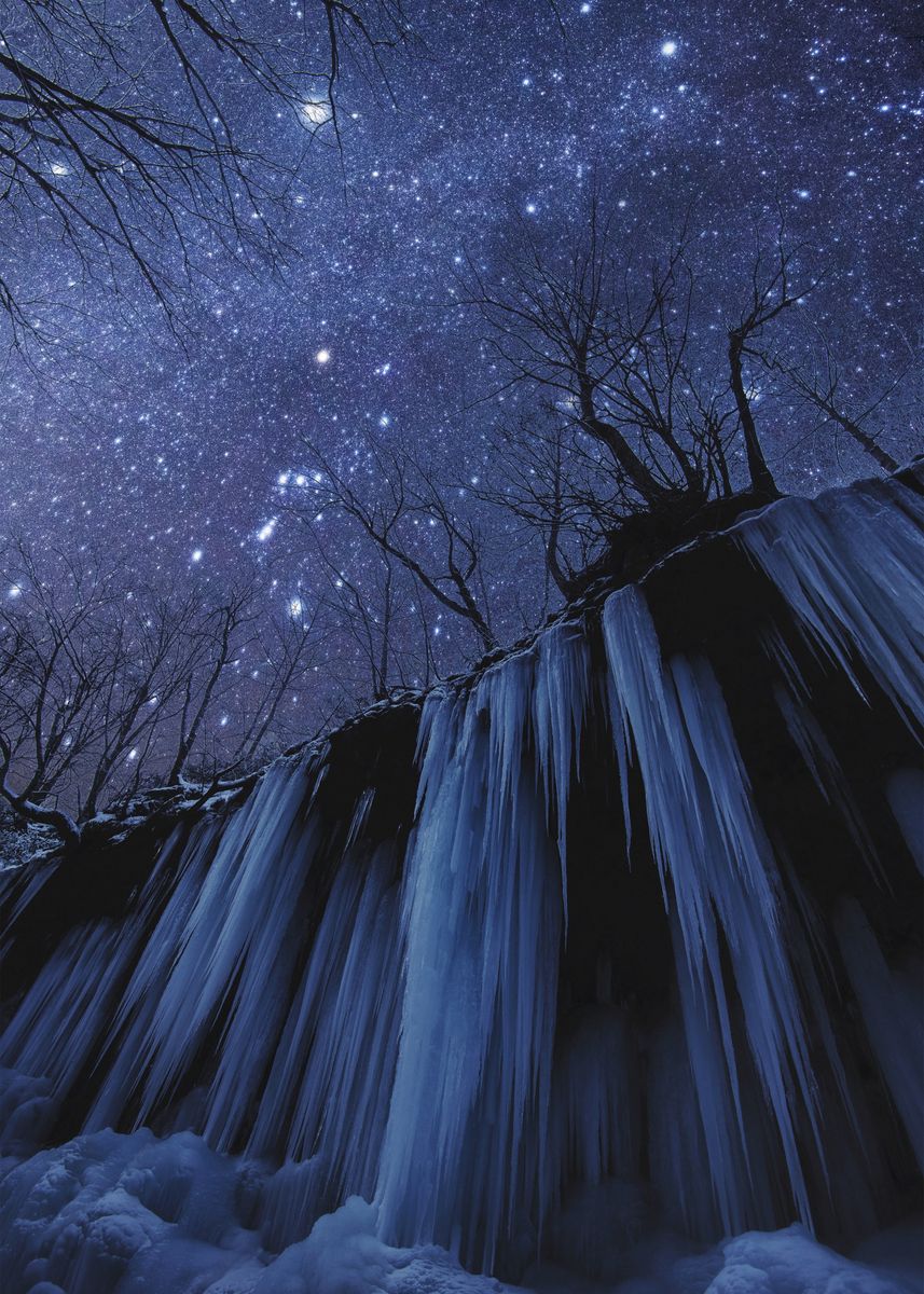 'Freezing Cold Night' Poster, picture, metal print, paint by World ...