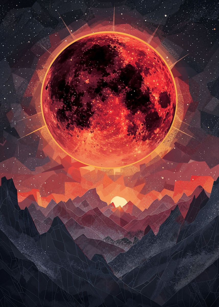 'Celestial Orb' Poster, picture, metal print, paint by Katsu | Displate