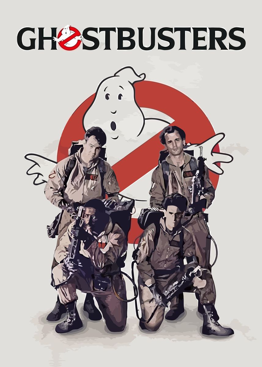 'Ghostbusters Art' Poster, picture, metal print, paint by Thomas | Displate