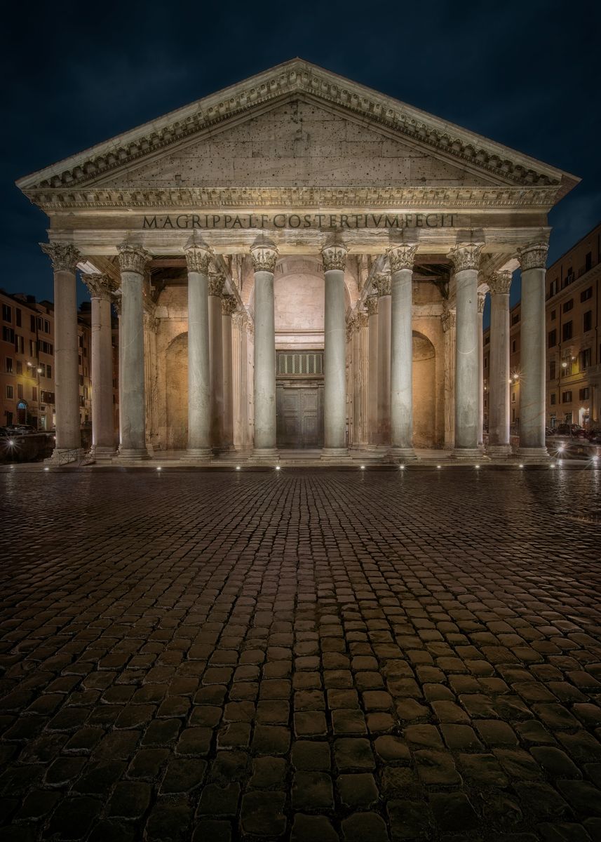 'Roma - Pantheon' Poster, picture, metal print, paint by World Class ...
