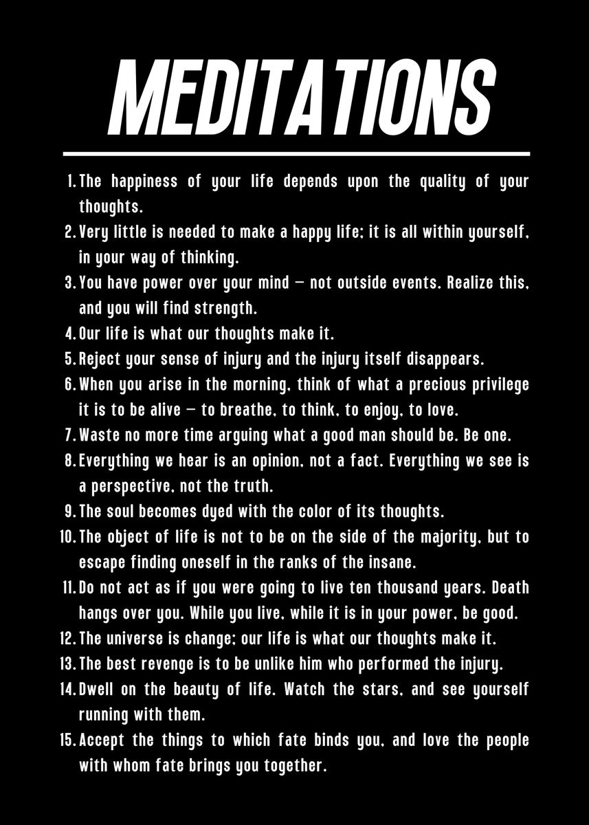 'Meditations' Poster, picture, metal print, paint by Yess | Displate