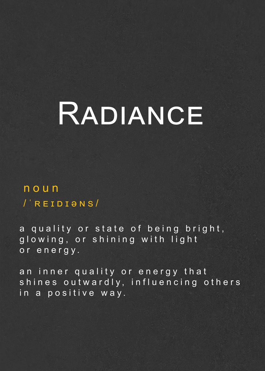 'Radiance' Poster, picture, metal print, paint by AshnoAlice | Displate