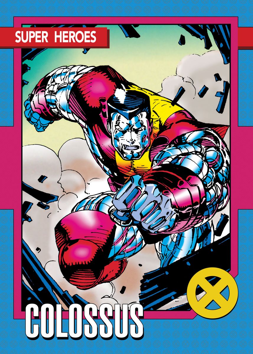 'Colossus Trading Card' Poster, picture, metal print, paint by Marvel ...