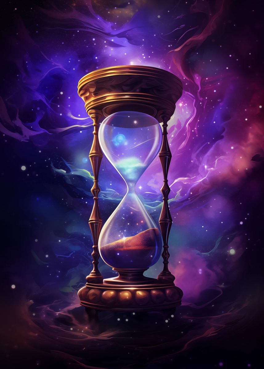 'Magical Hourglass' Poster, picture, metal print, paint by Aidan Pena ...