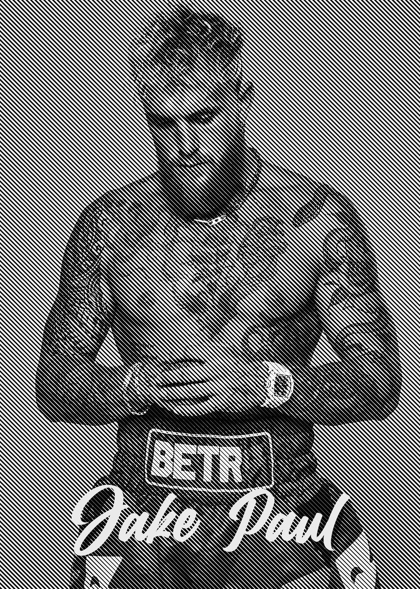 'Jake Paul' Poster, picture, metal print, paint by Trending Collections ...