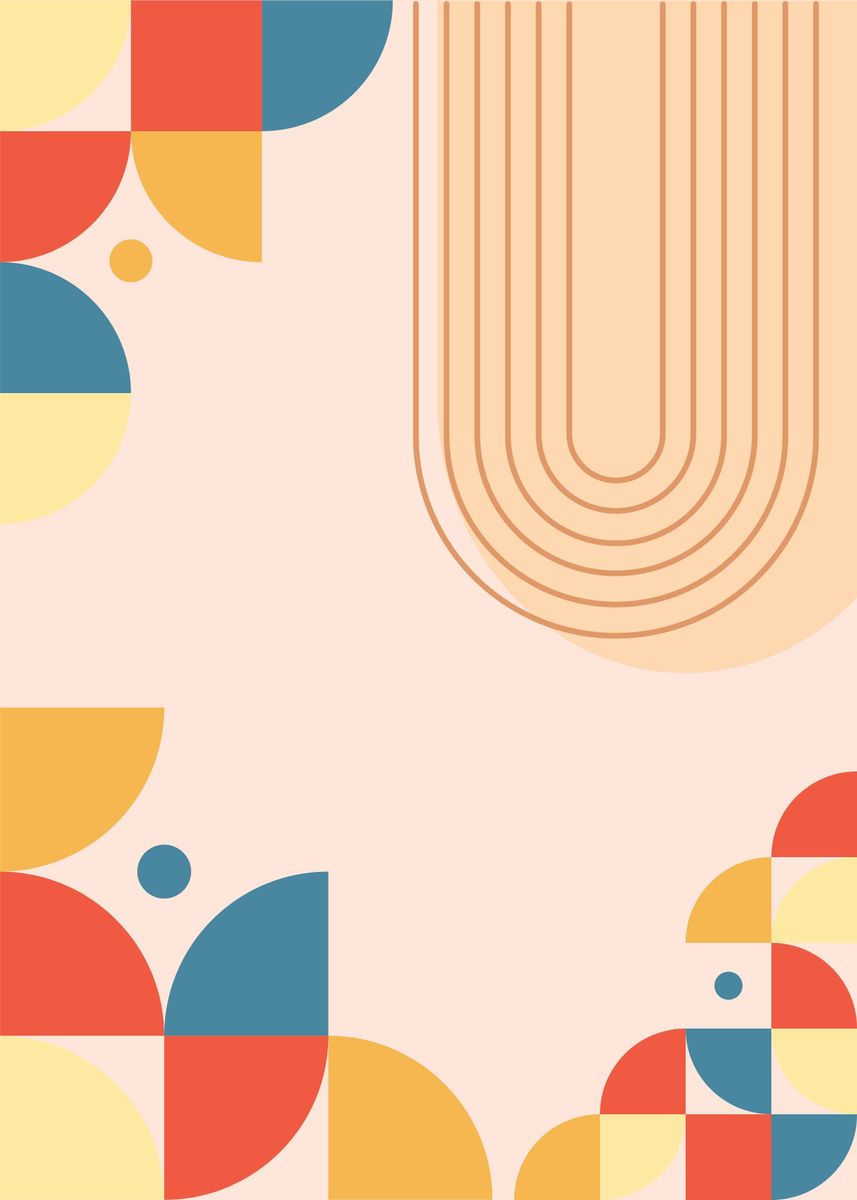 'Abstract Pattern Colorful' Poster, picture, metal print, paint by ...