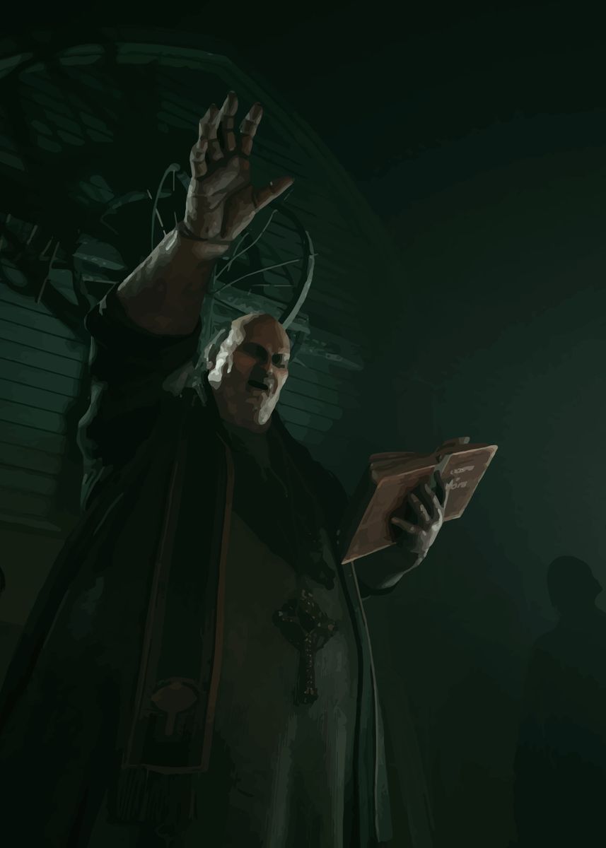 'Outlast' Poster, picture, metal print, paint by Galaxy Des | Displate