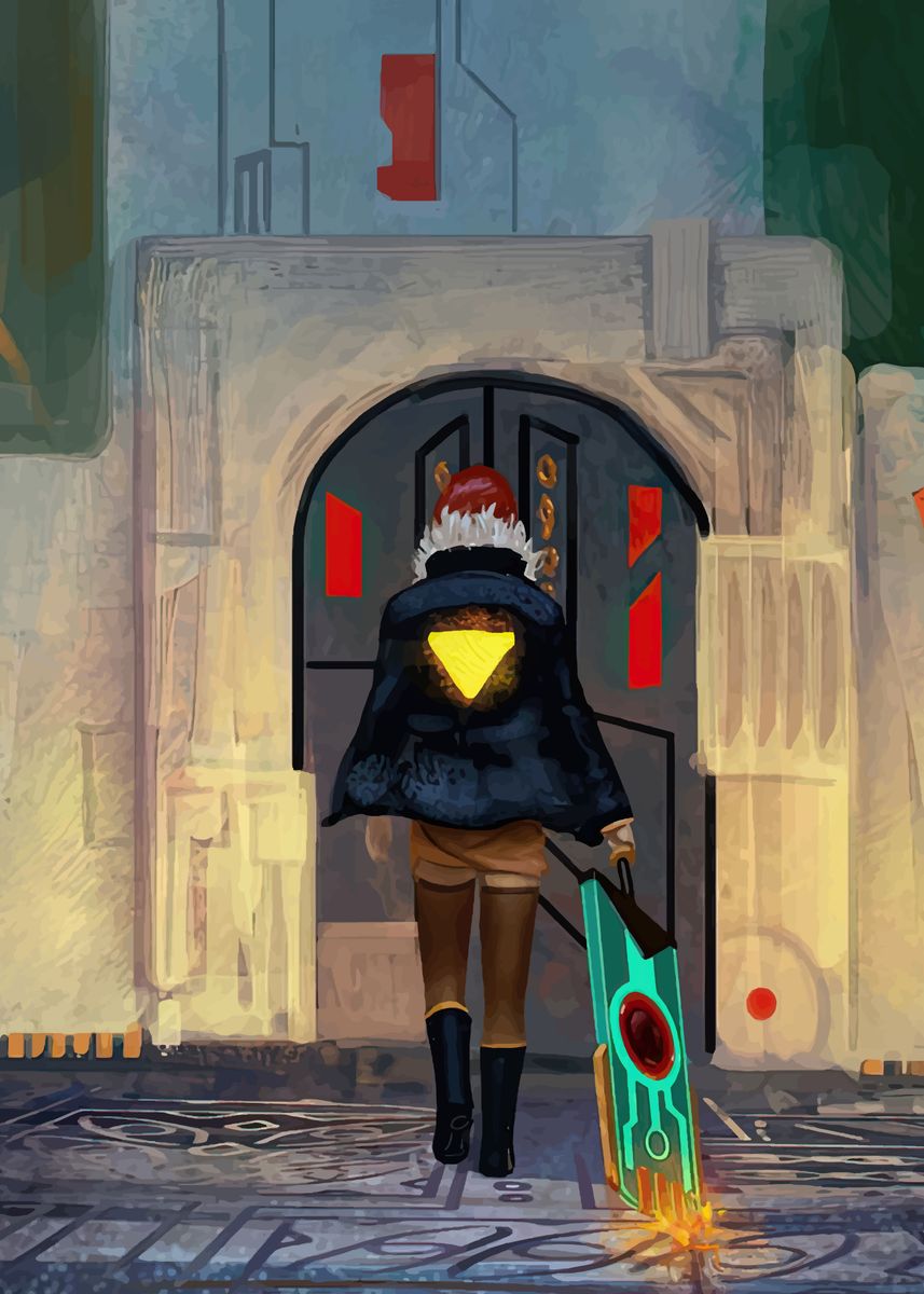 'Transistor' Poster, picture, metal print, paint by Gazelzelag | Displate