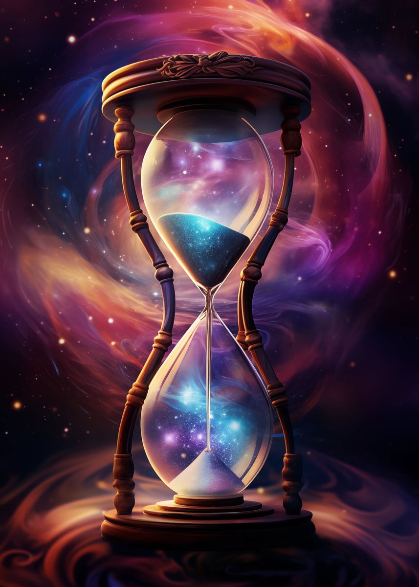 'Magical Hourglass' Poster, picture, metal print, paint by joao M ...