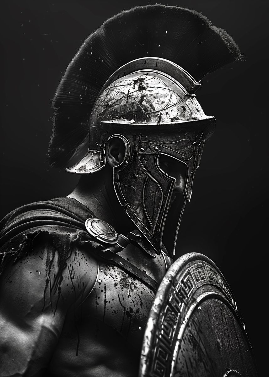 'Come And Take The Spartan' Poster, picture, metal print, paint by ...