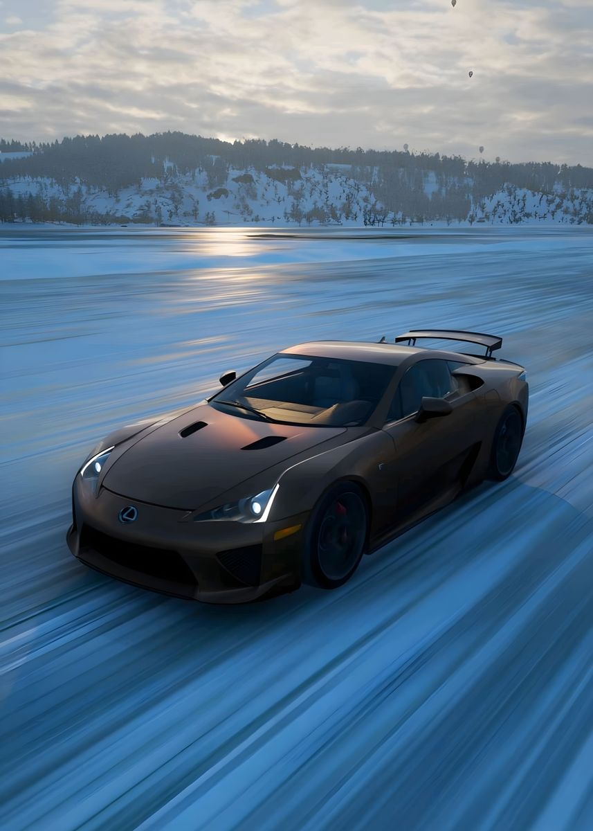 'Lexus LFA ' Poster, picture, metal print, paint by Horror Cars | Displate