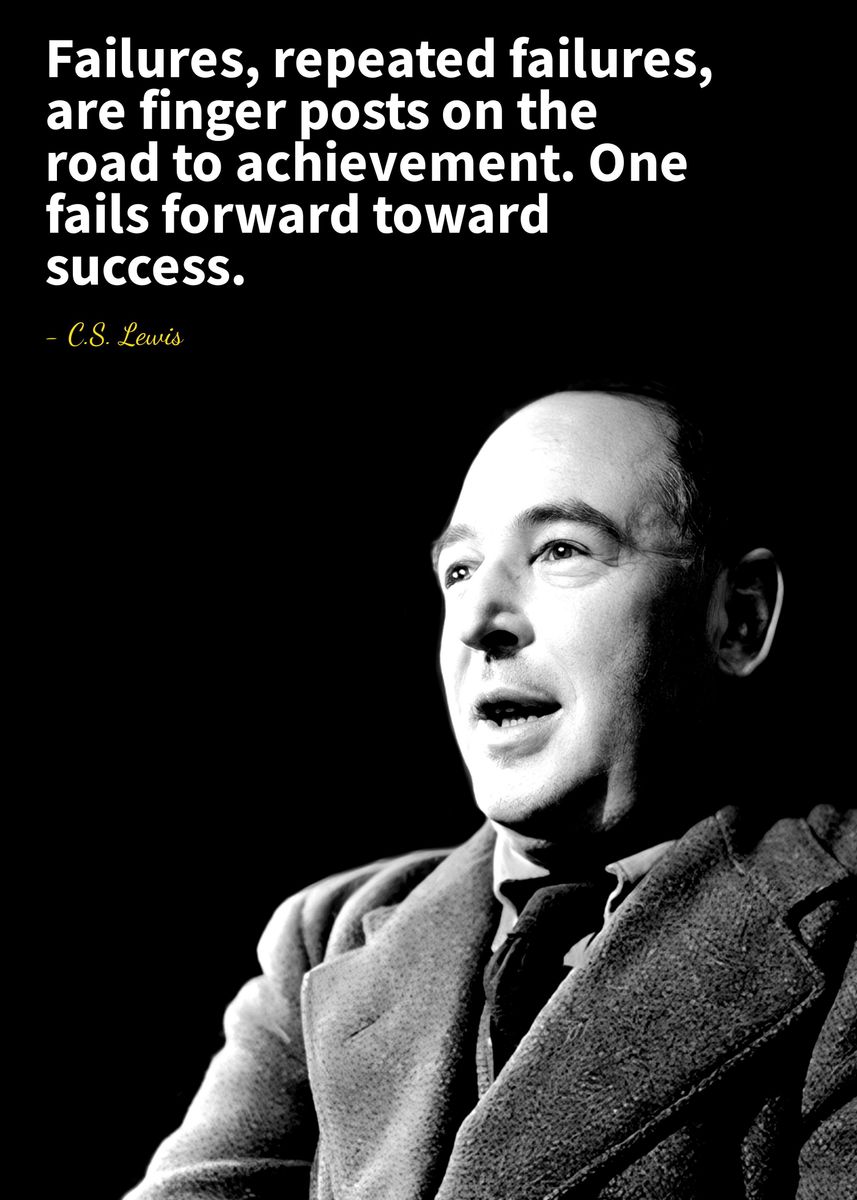 'Cs lewis quote ' Poster, picture, metal print, paint by Classical Art ...