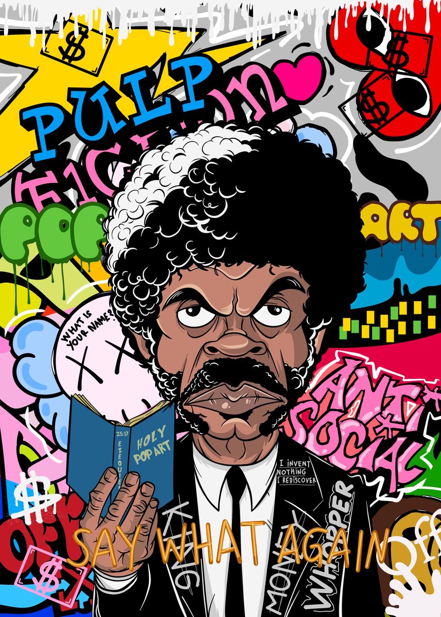 'Pop art graffiti' Poster, picture, metal print, paint by Mild pic ...