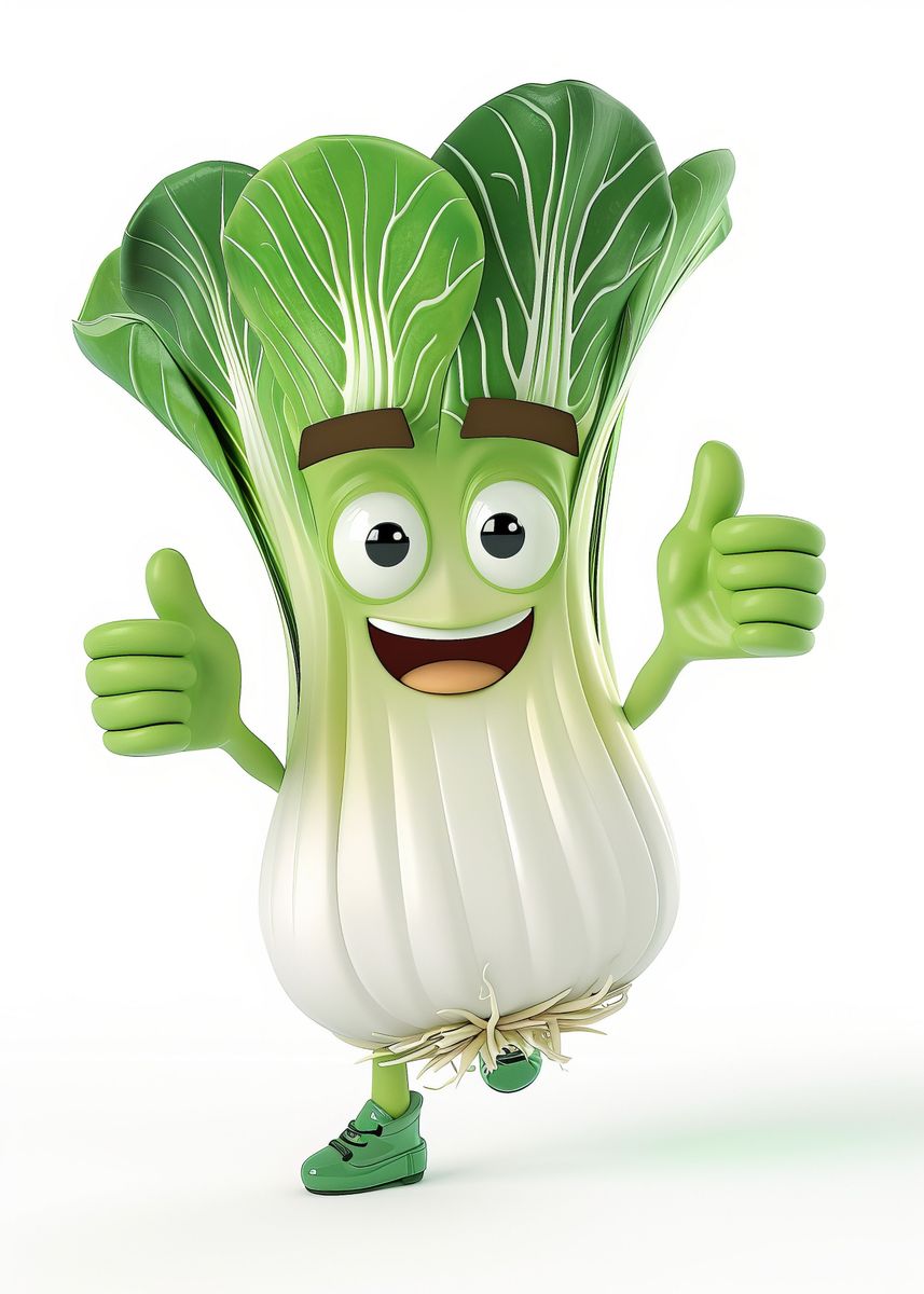 'Bok Choy' Poster, picture, metal print, paint by Henning Seifert ...