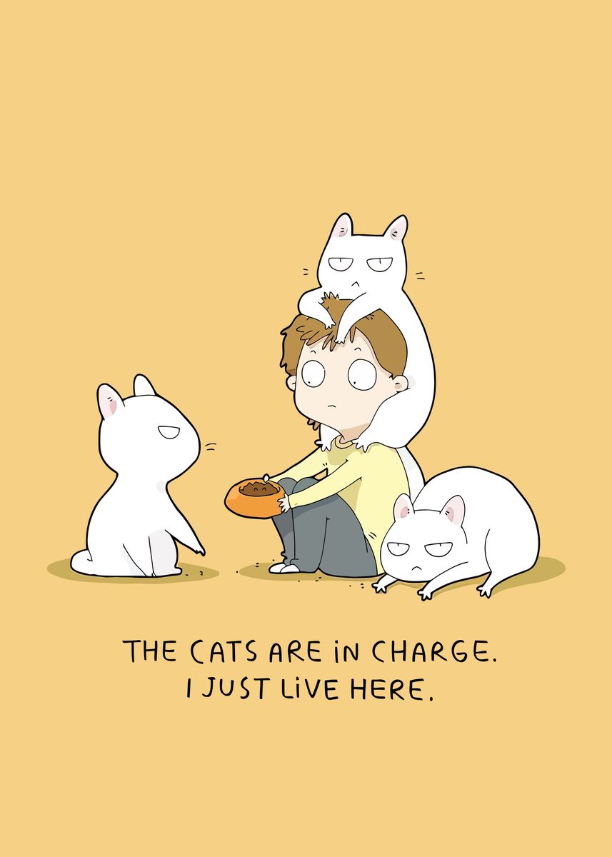 'Funny Animals' Poster, picture, metal print, paint by Thomas | Displate