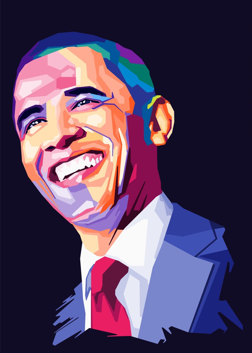'Barack Obama Pop Art' Poster, picture, metal print, paint by Zeet Art ...