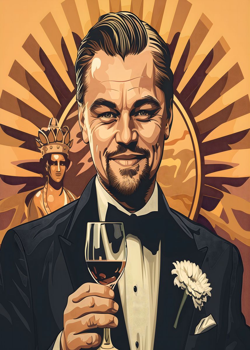 'Cheers Meme' Poster, picture, metal print, paint by Toko Diwan | Displate