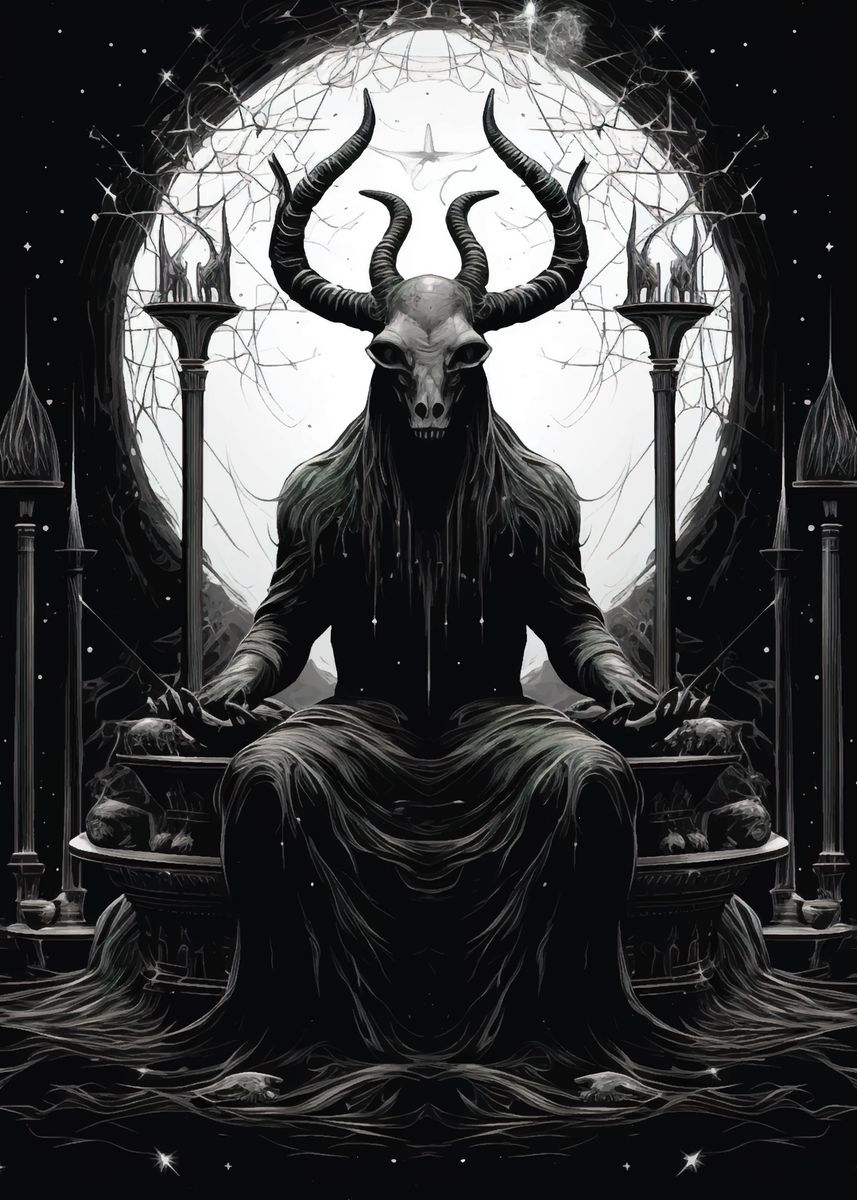 'Baphomet' Poster, picture, metal print, paint by Ali Jane | Displate